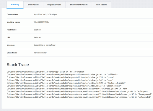 Raygun4Node – Node.js provider now available · Raygun Blog